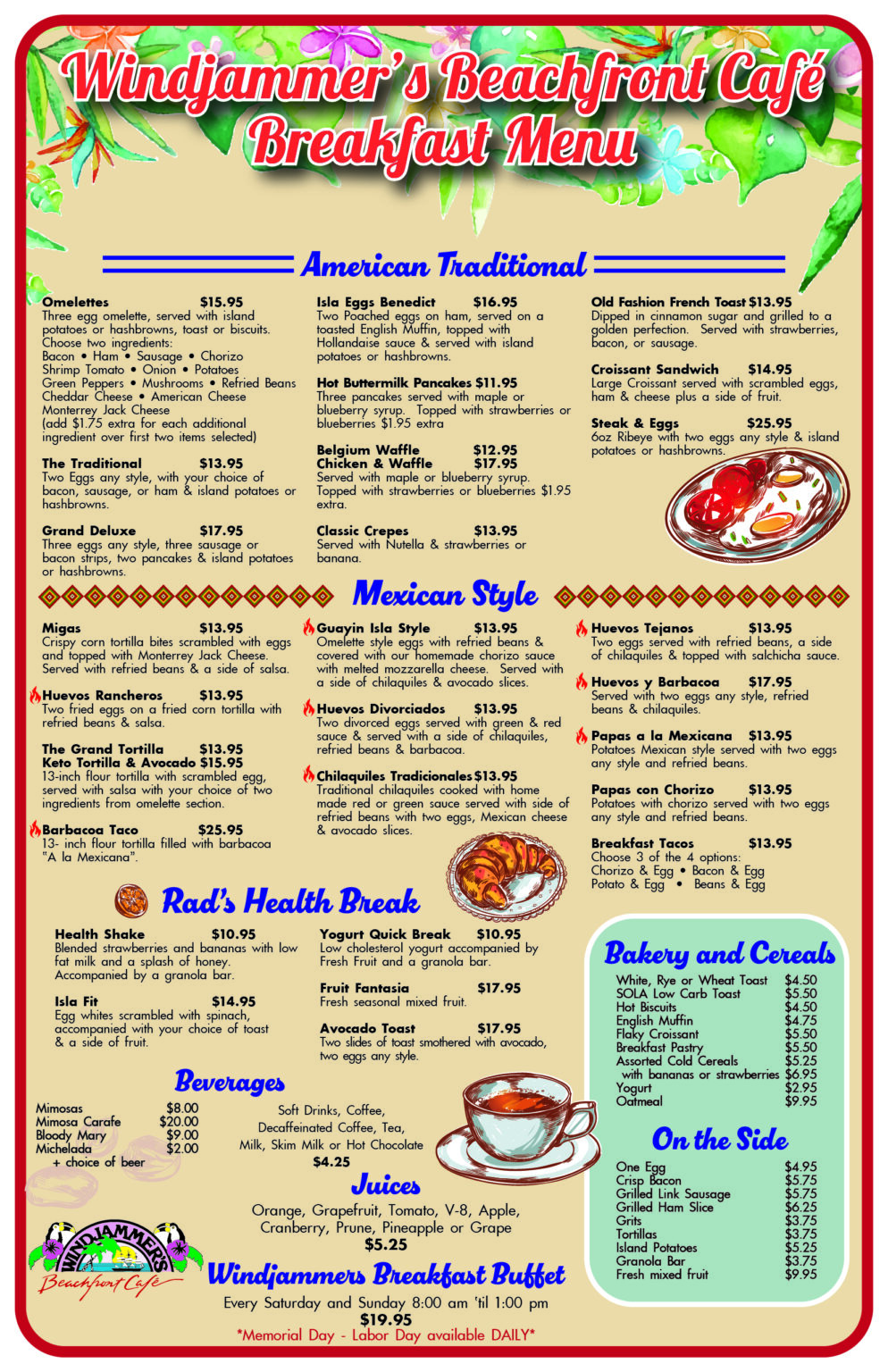 Windjammer's Beachfront Cafe - Isla Grand